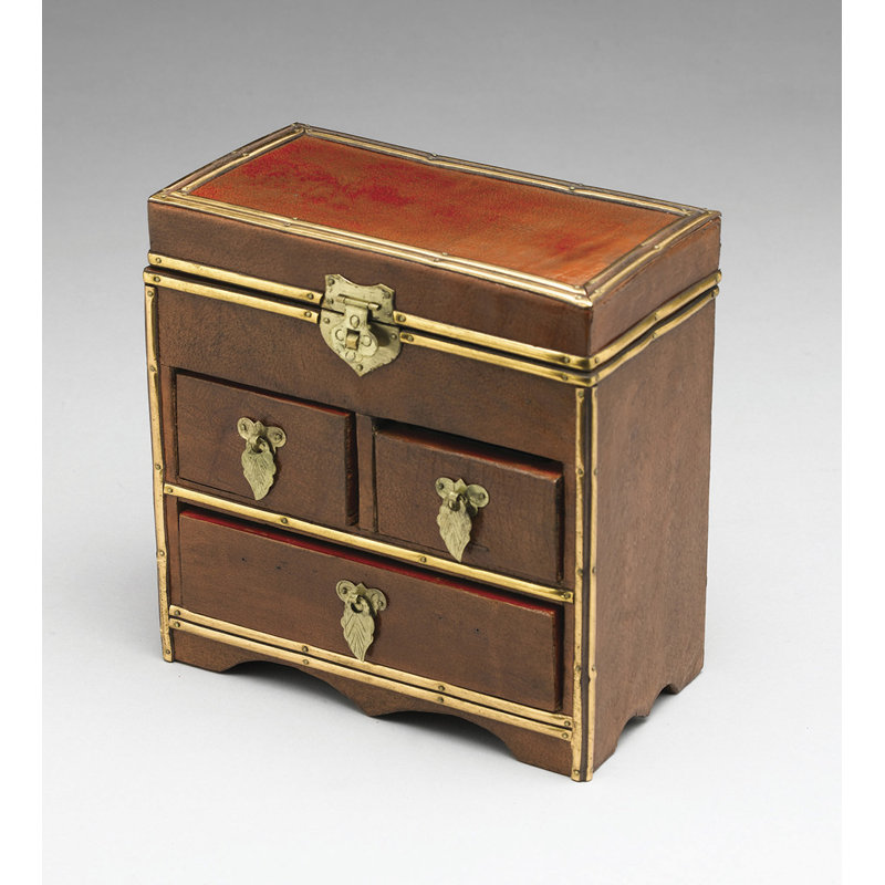 AA Importing Lift Top Leather Wrapped Jewelry Box | Wayfair